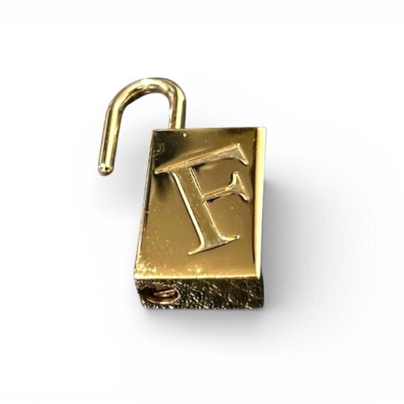 Furla | Bags | Furla Gold Tone Purse Lock Bag Charms Sm | Poshmark